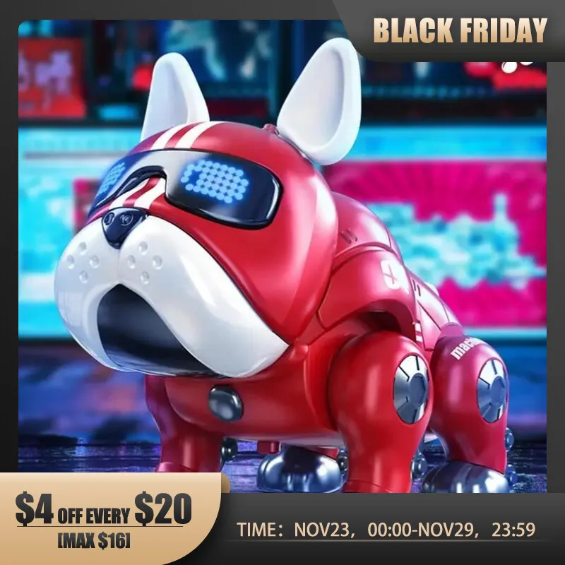 Dance-Music-Bulldog-Robot-Intelligent-Interactive-Dog-With-Light-Toys ...