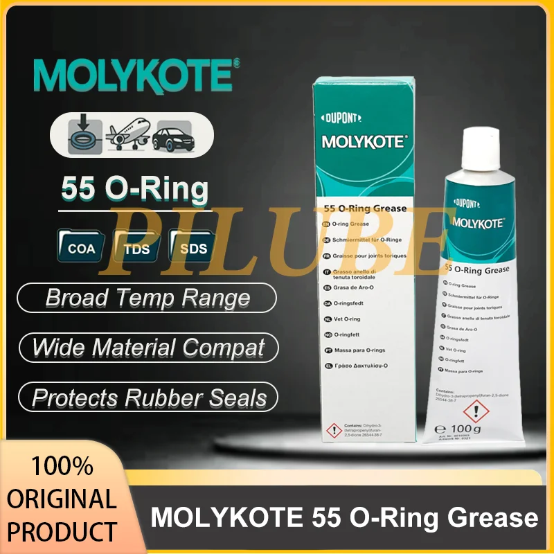 MOLYKOTE 55 O Ring Grease 100g 1kg Silicone Lubricant for Valve Seal O ...