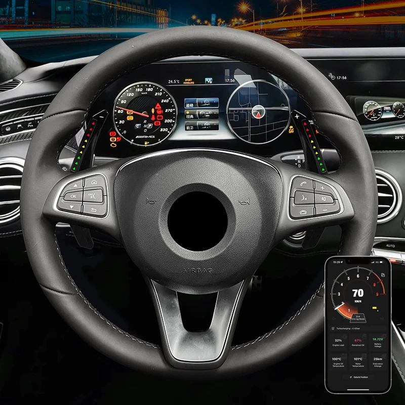 Suitable-for-Mercedes-Benz-S-Class-E-class-W213-steering-wheel-paddles ...
