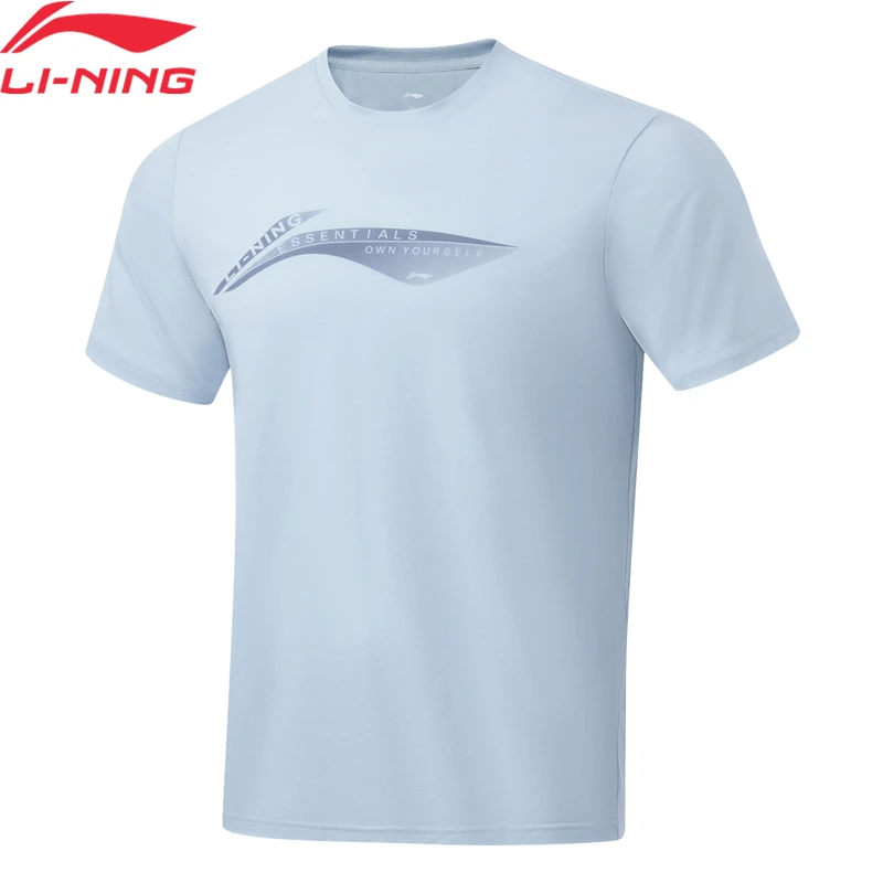 Li-ning Men Training T-shirt Jersey Breathable 100%polyester At Dry ...