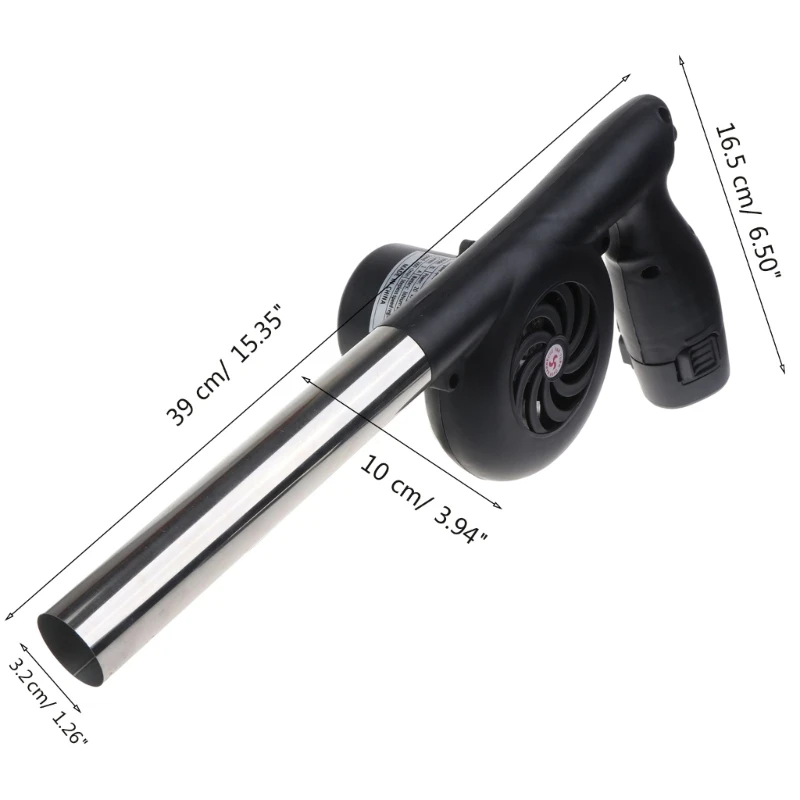 Kültéri Barbecue Ventilátor Vezeték Nélküli Elektromos Légfúvó Újratölthető Grill Tűzoltó ...