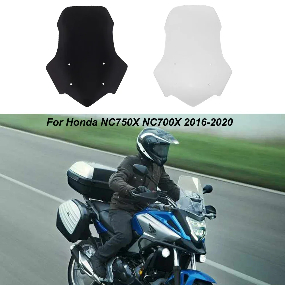 For-Honda-NC700X-NC750X-Motorcycle-Windscreen-Screen-Windshield-Fairing ...