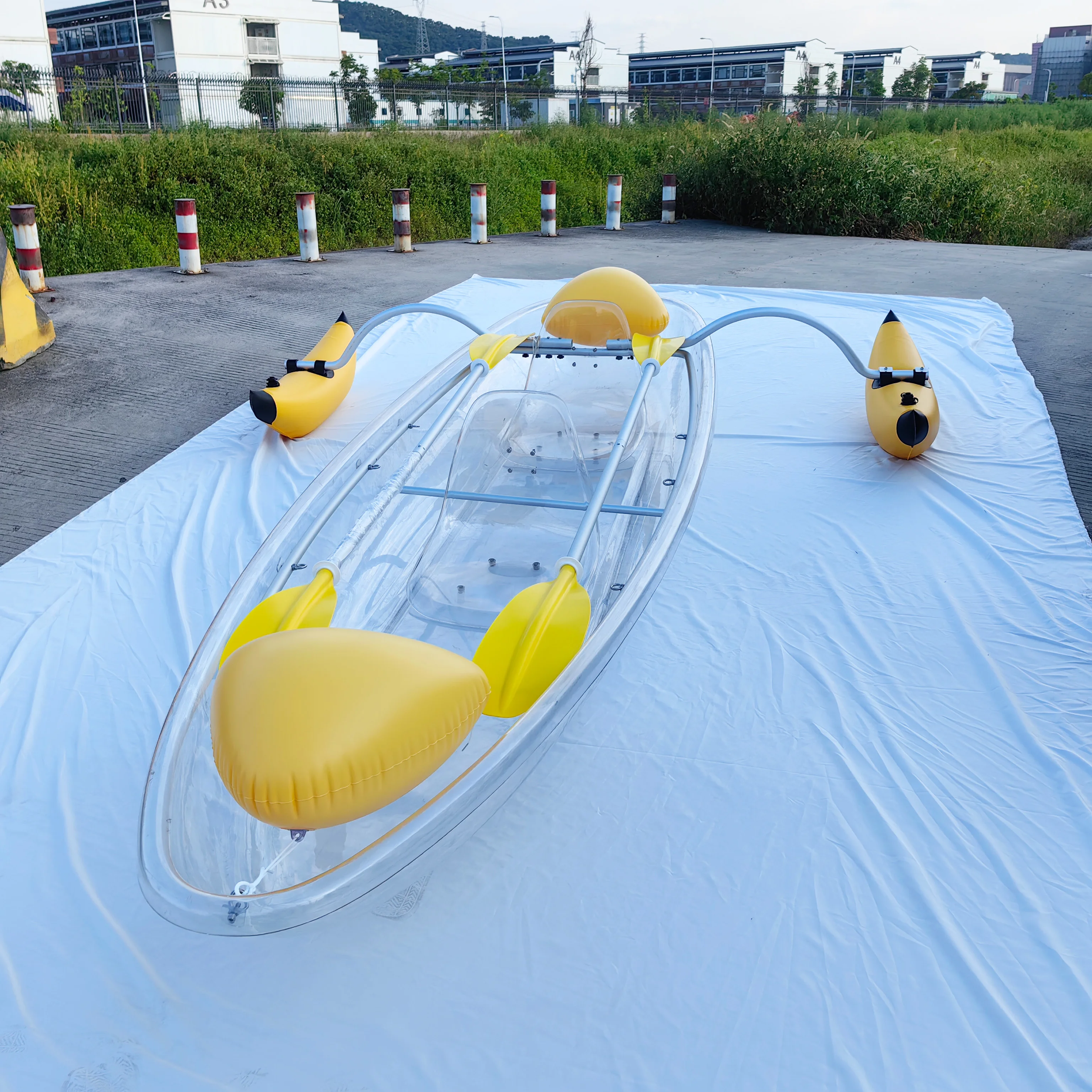 Water-sports-kayak-hand-rowing-internet-famous-glass-kayak-canoe ...