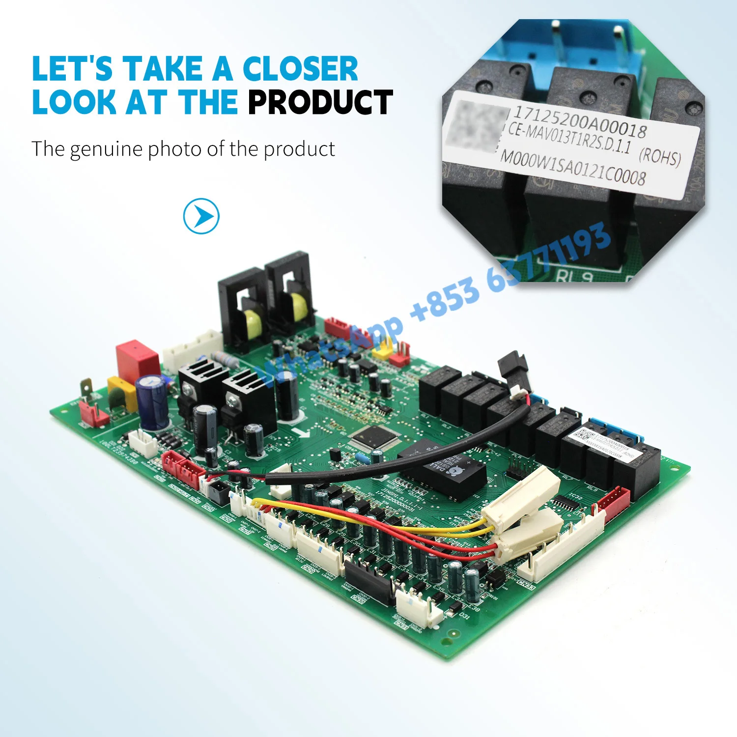 New Indoor Main Control Board Assembly pcb 17125200A00018 For Midea VRF ...