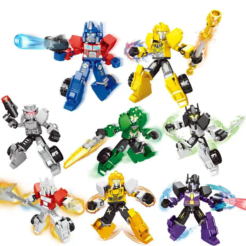 8PCS-Deformation-Robot-Toys-Blocks-Optimus-Assemble-Action-Figure ...