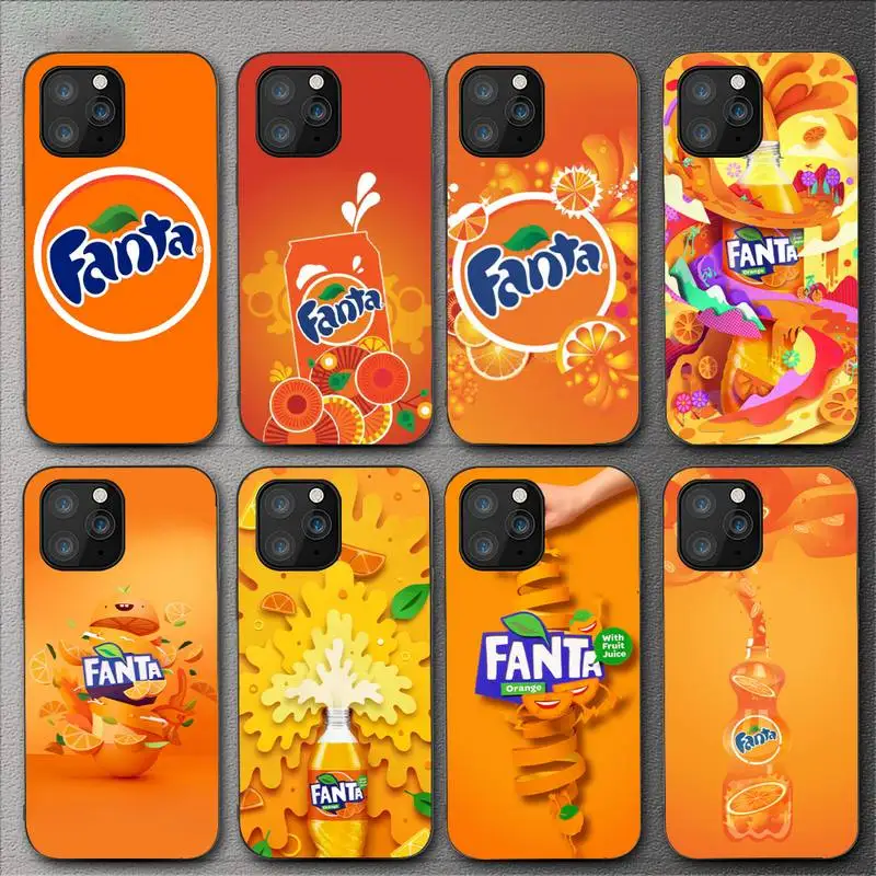 Fanta Drink Orange Enjoy Phone Case For Iphone 11 12 Mini 13 14 Pro Xs ...