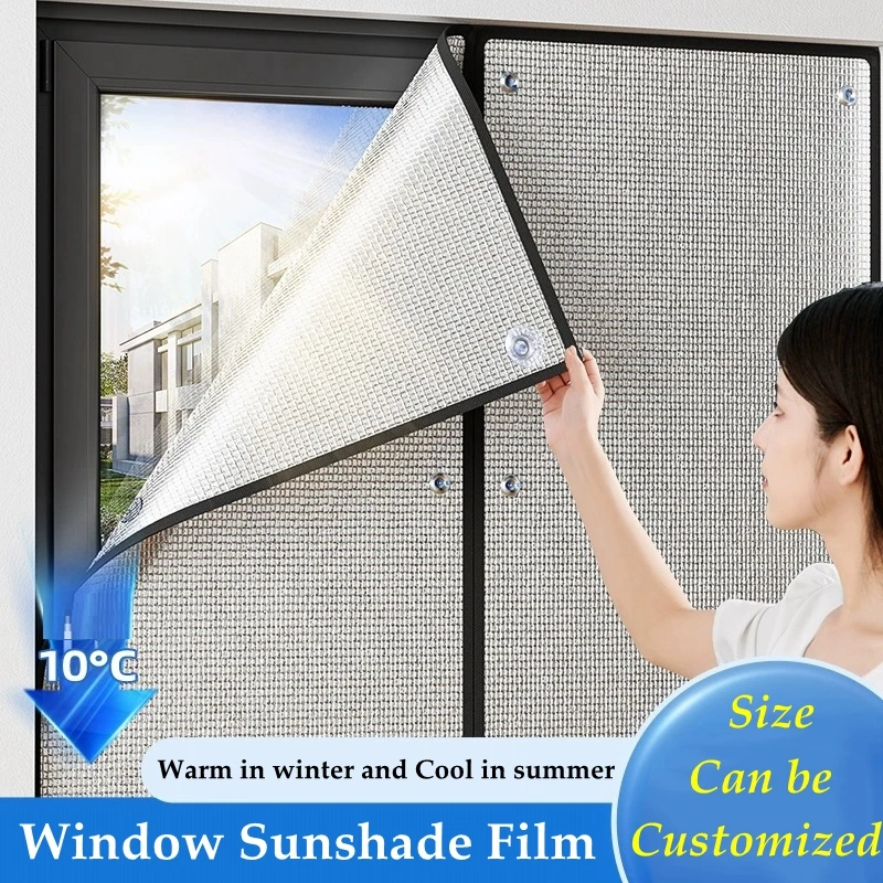 Window-Glass-Shading-Film-Sun-Shade-Protector-Pad-Room-Office-Sunshine ...