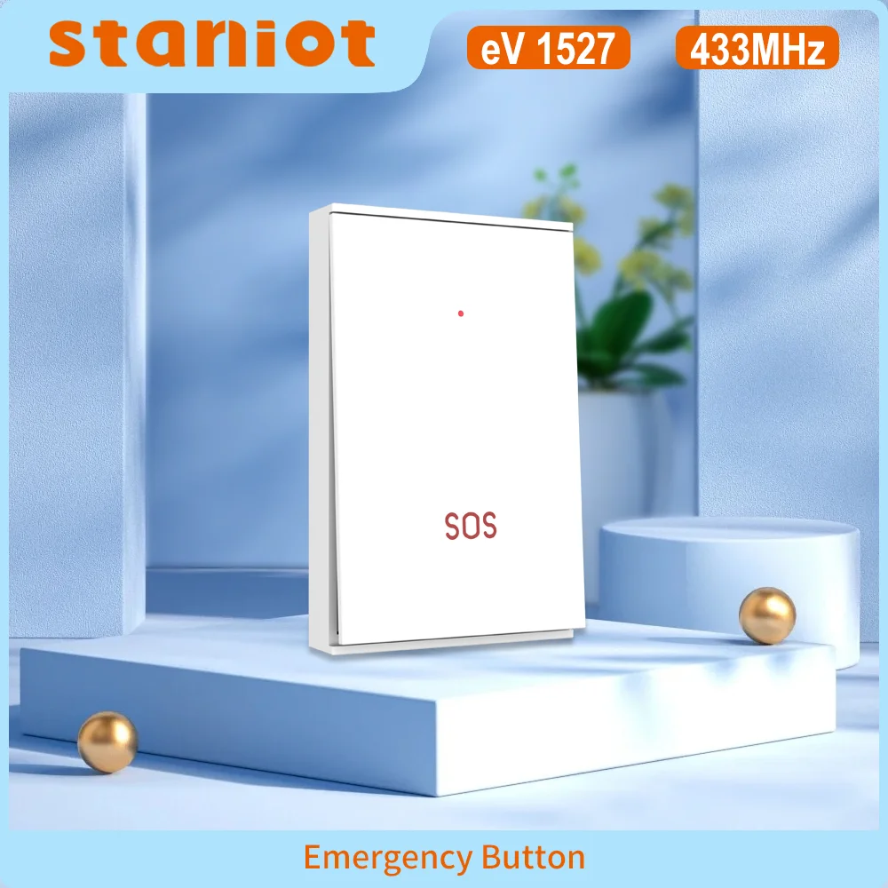 Staniot-433Mhz-DoorBell-SOS-Buttons-Wireless-Welcome-Chime-Smart-Home ...
