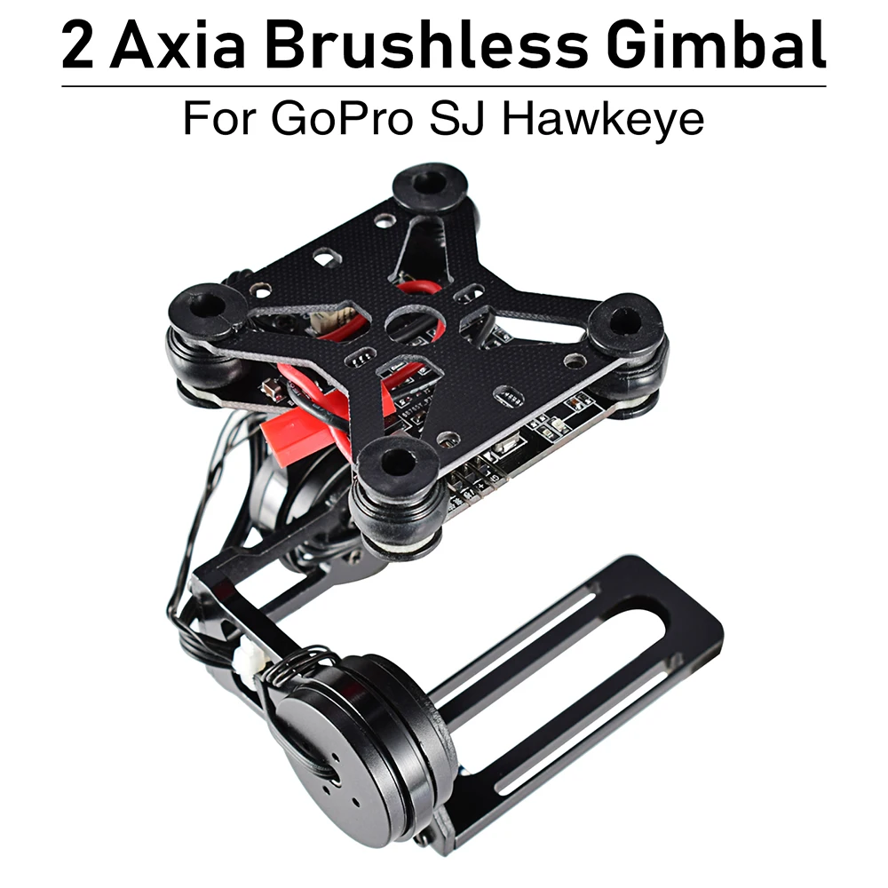 2 Axis Brushless Gimbal Mini Extra Lightweight Stabilizer For GoPro SJ ...