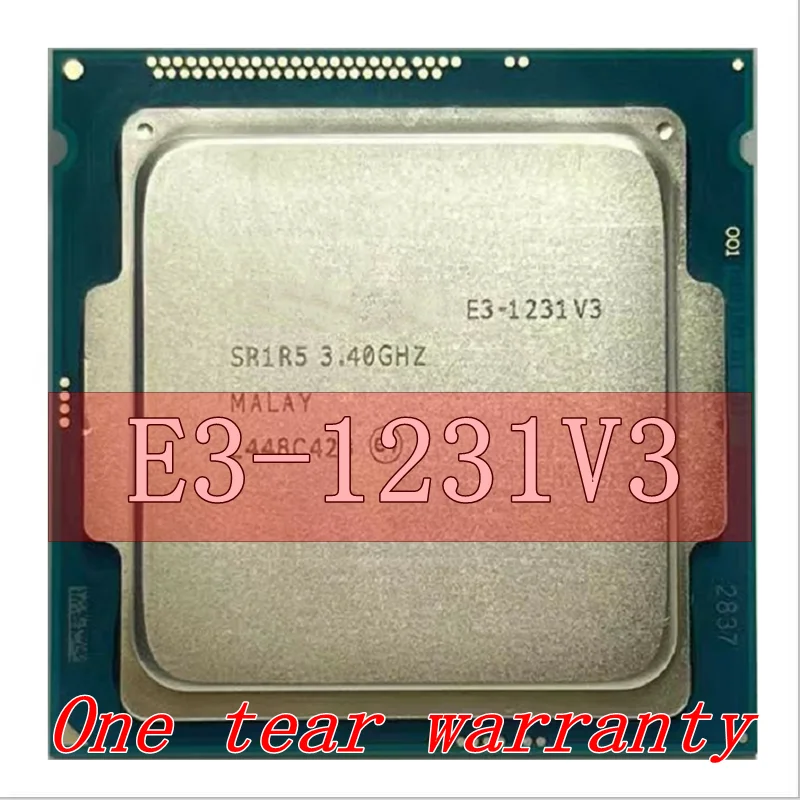 E3 1231 v3 E3 1231 v3 E3 1231v3 SR1R5 3.3 GHz Quad Core CPU Processor 8M 80W LGA 1150 E3 1231V3 ...