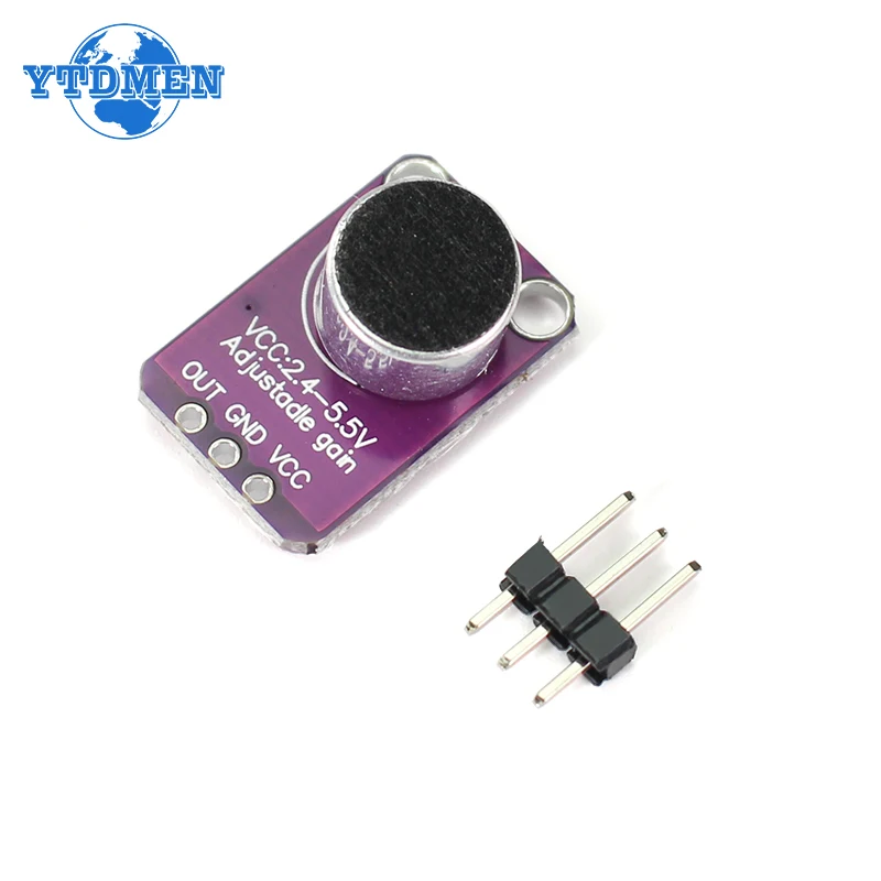 GY-MAX4466 Electret Microphone Amplifier MAX4466 Adjustable Amplifier ...