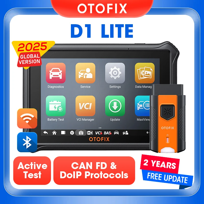 OTOFIX D1 LITE OBD2 Scanner Car Diagnostic Tool Bluetooth Wireless Bi ...