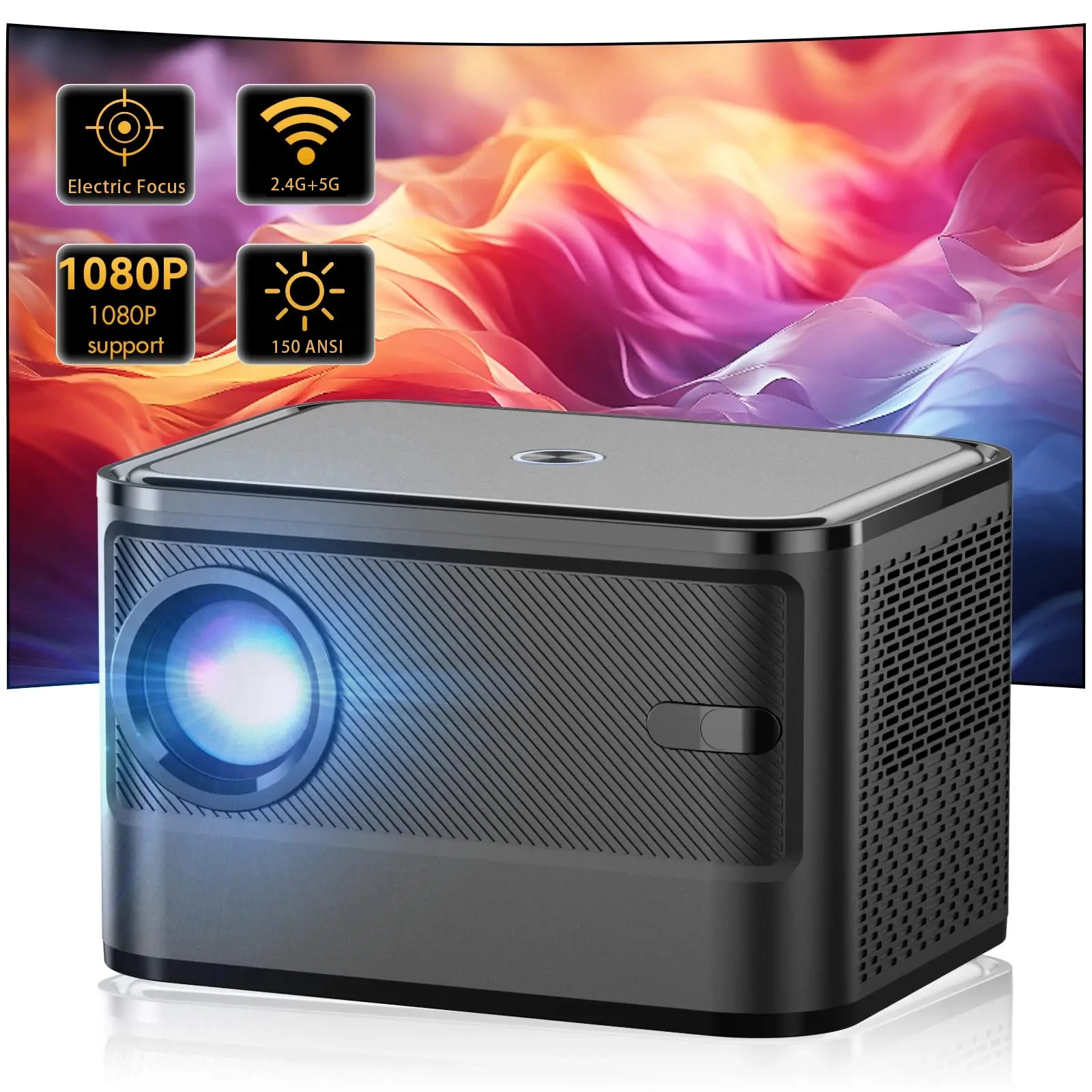YERSIDA-A40-C-Portable-Projector-Support-Android-IOS-Projection-Screen ...