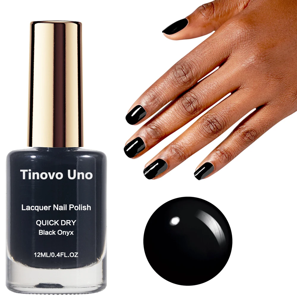 Tinovo-Uno-Black-Nail-Lacquer-Quick-Dry-Regular-Normal-Nail-Polish-12ml ...
