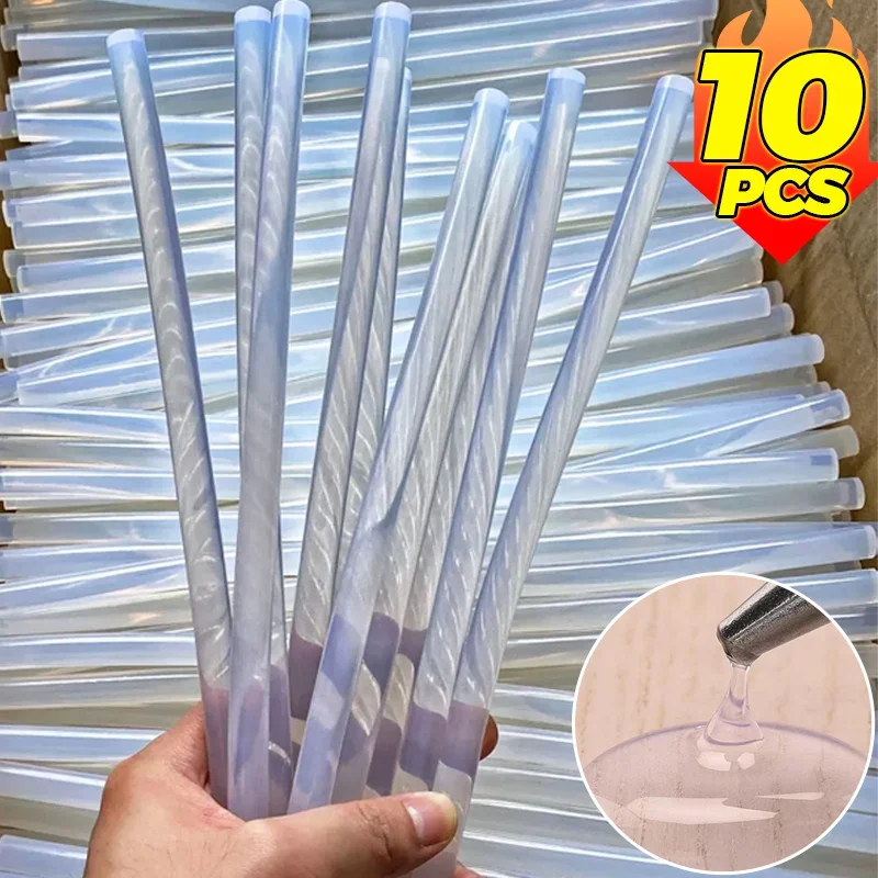 1-10PCS-Translucent-Hot-Melt-Glue-Stick-EVA-Strong-Visco-Home-DIY-Tools ...