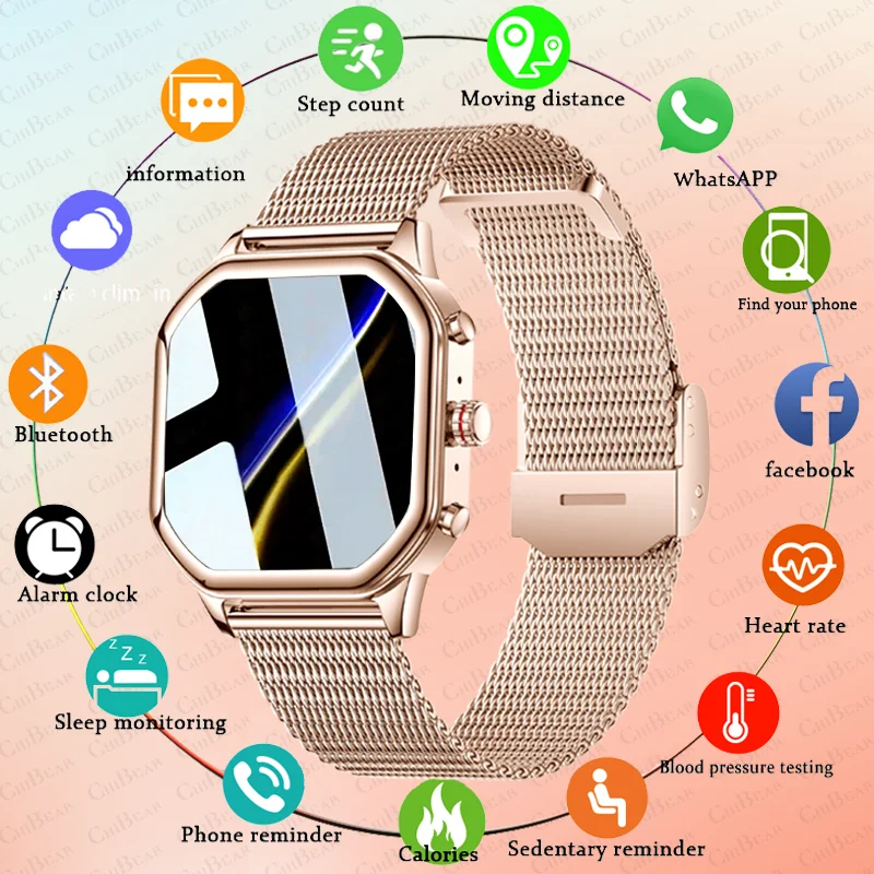 Xiaomi-reloj-inteligente-para-mujer-Smartwatch-con-Monitor-de-ritmo ...