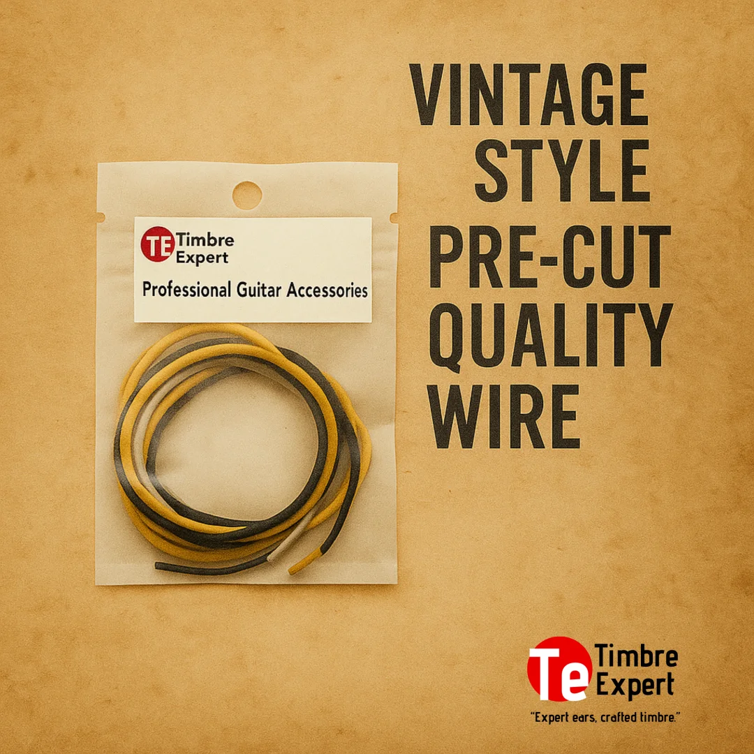 Waxed Cloth-covered Push-back Guitar Wire Set Vintage Style 22 AWG for ...