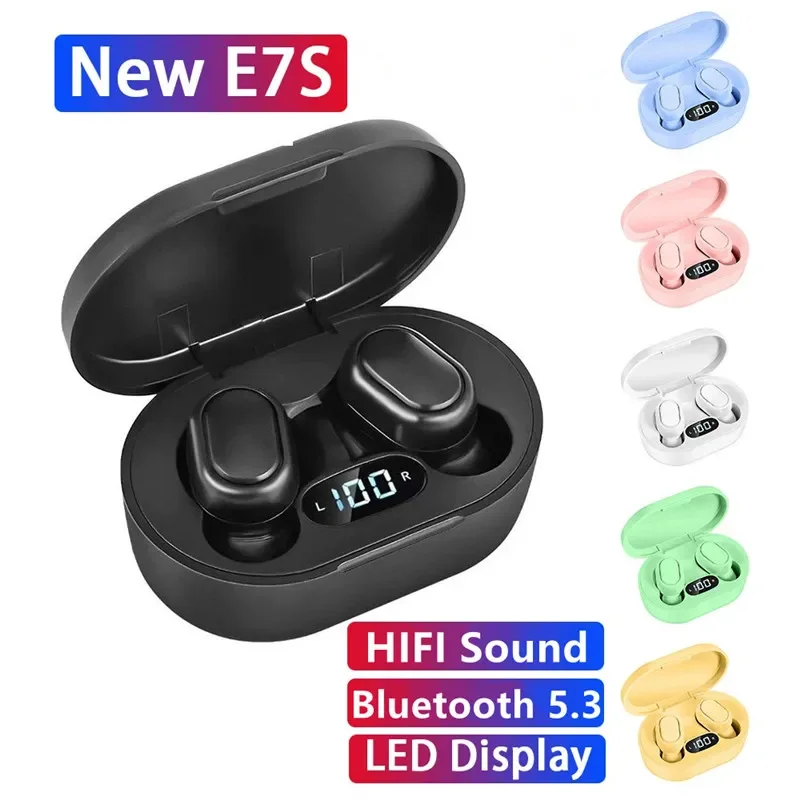 E7S-TWS-Wireless-Headphones-Bluetooth-Earphone-Control-Sport-Headset ...