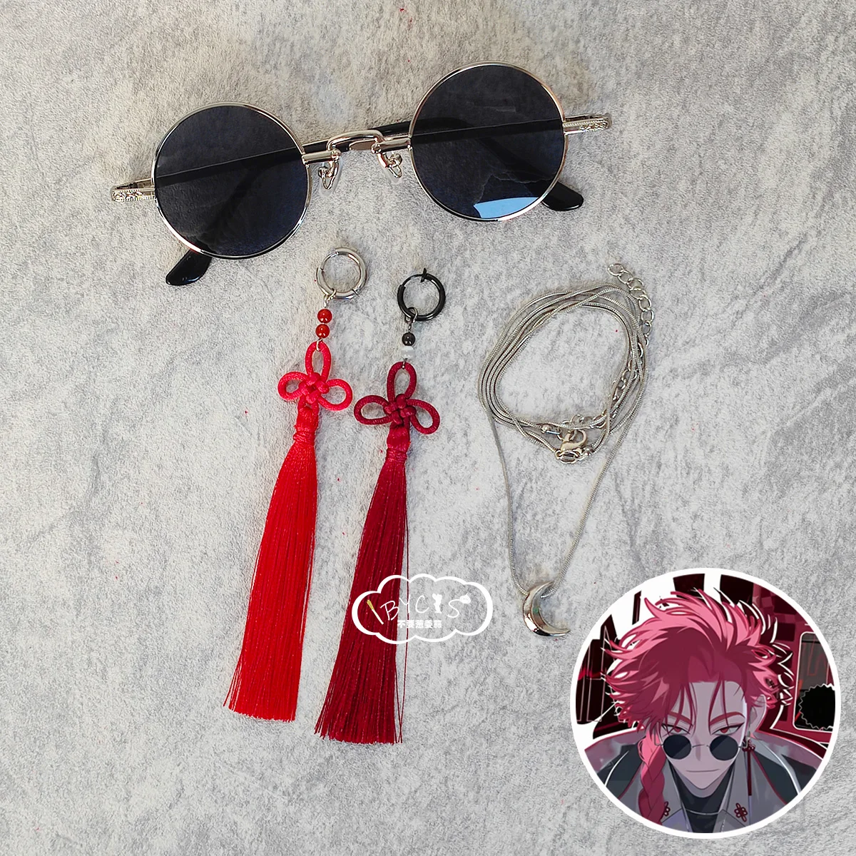 Link Click Vein Cos Anime Props Ear Clip Ear Pins Cosplay Earrings ...