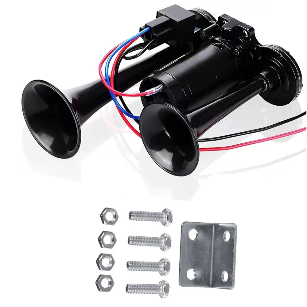 600DB-12V-Dual-Trumpets-Super-Loud-Electric-Solenoid-Valve-Car-Electric ...