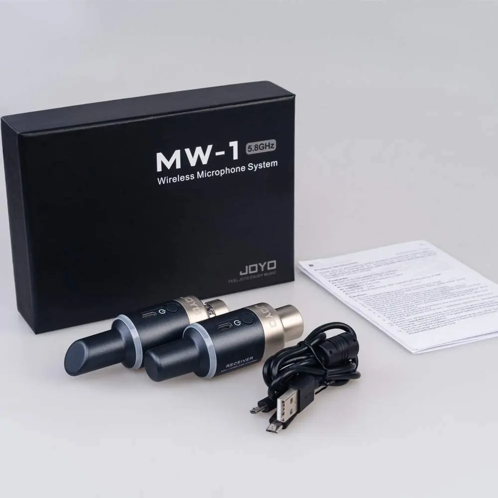 JOYO-MW-1-5-8GHz-Wireless-Microphone-System-XLR-Mic-Adapter-4-Channels ...