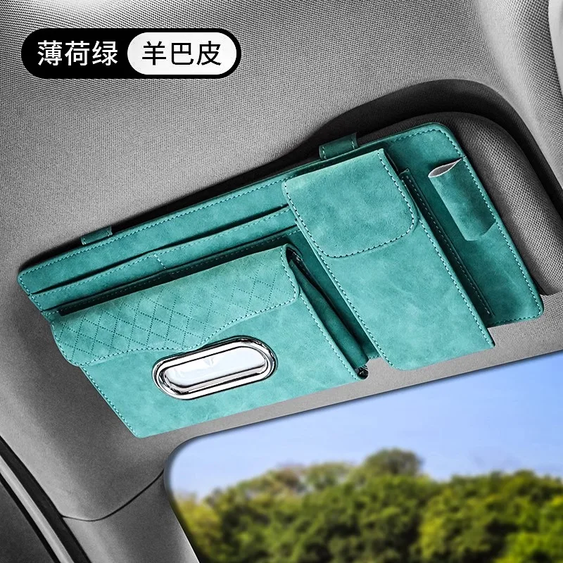 Automotive-turn-over-fur-high-grade-glasses-holder-Sunshade-to-receive ...