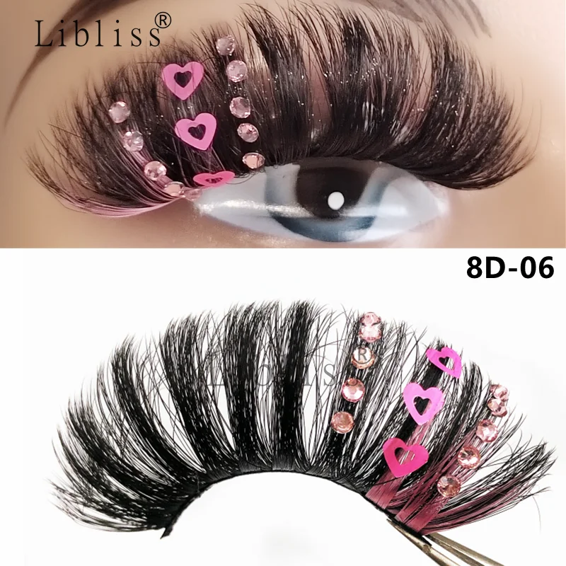 New1Pairs Glitter ShimmeryButterfly Eyelashes New Hot Trending 25mm ...