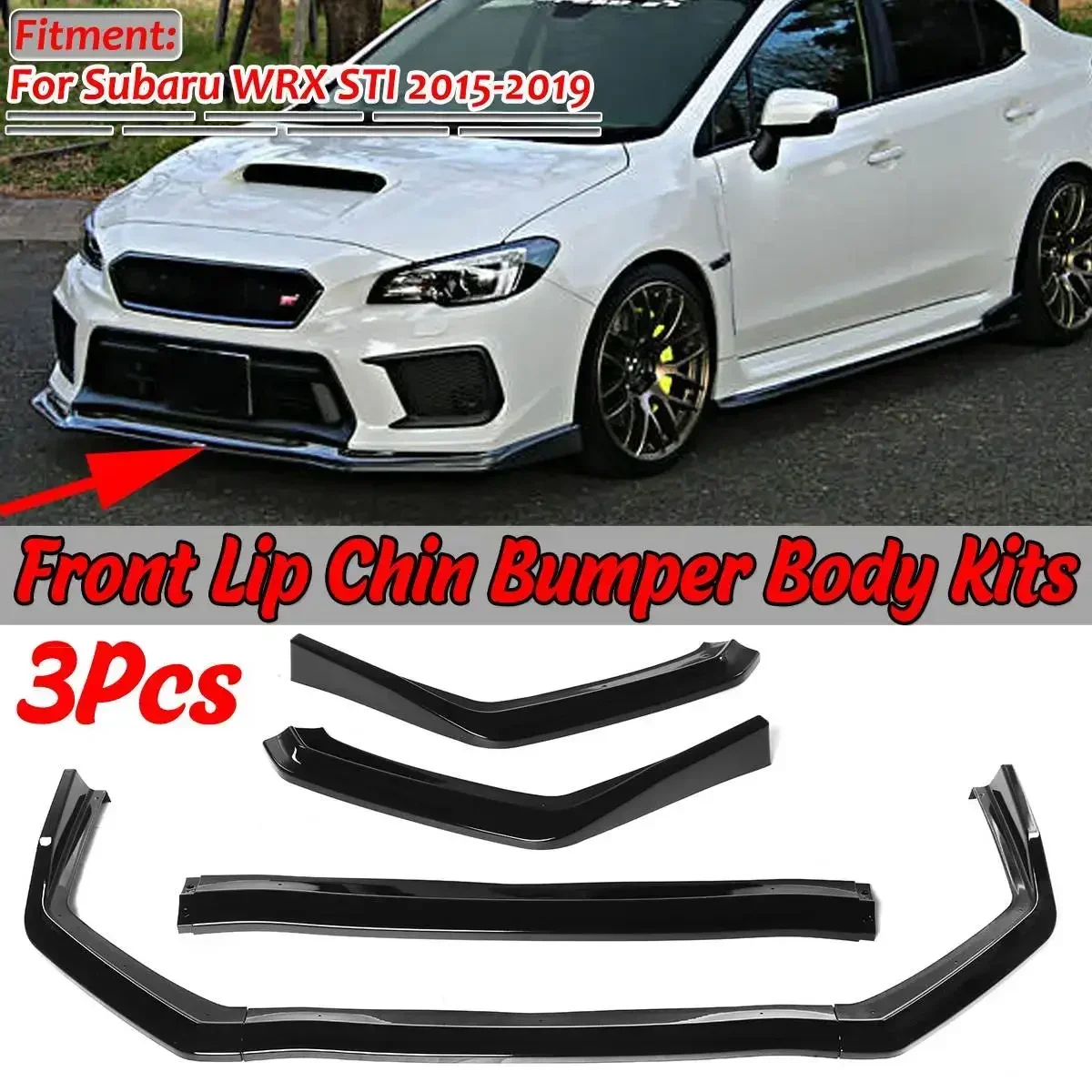 Carro dianteiro Bumper Splitter Lip, Spoiler de Chin, Difusor Lip Cover ...