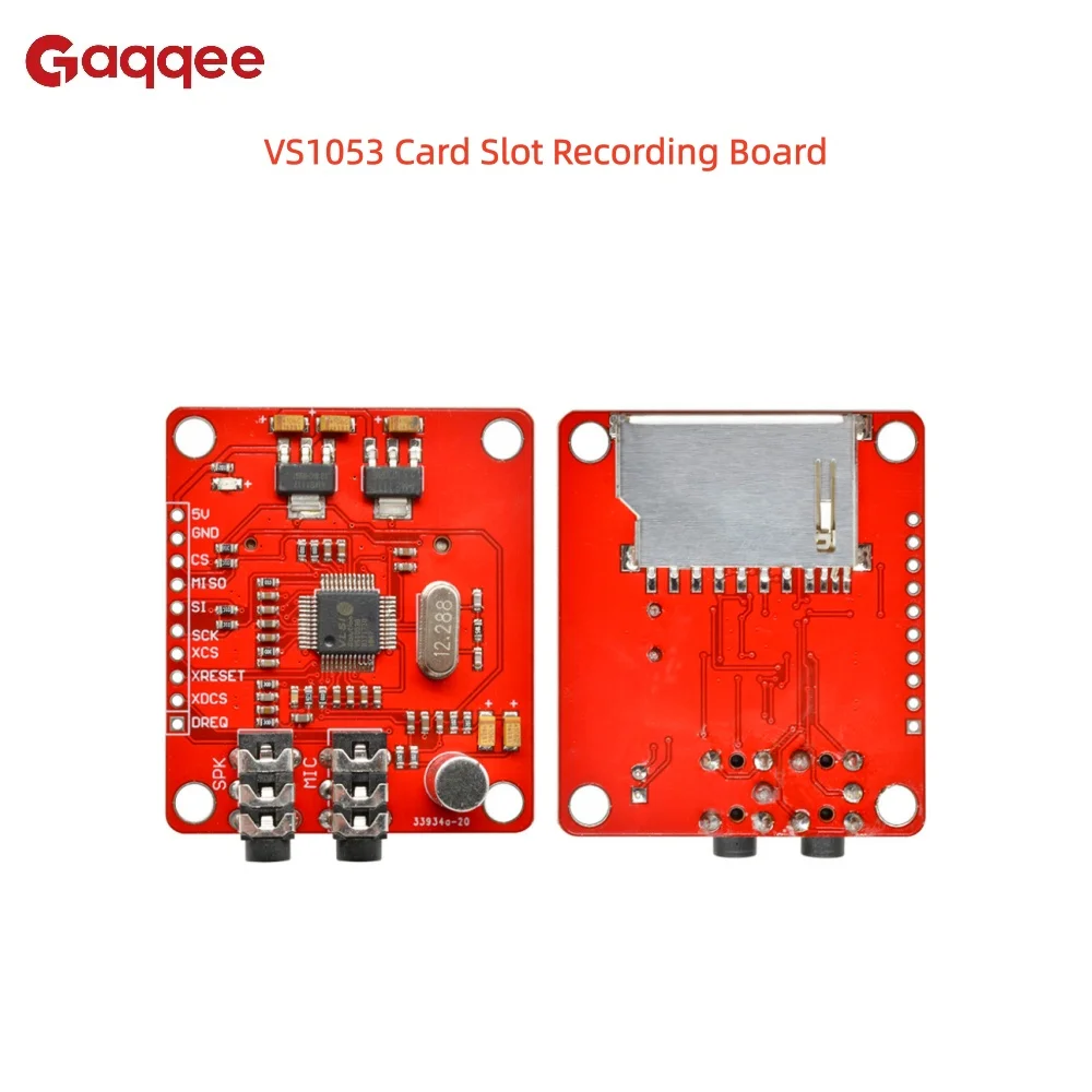 VS1053 Real-Time Recording Module Card Slot Recording Board Supports ...