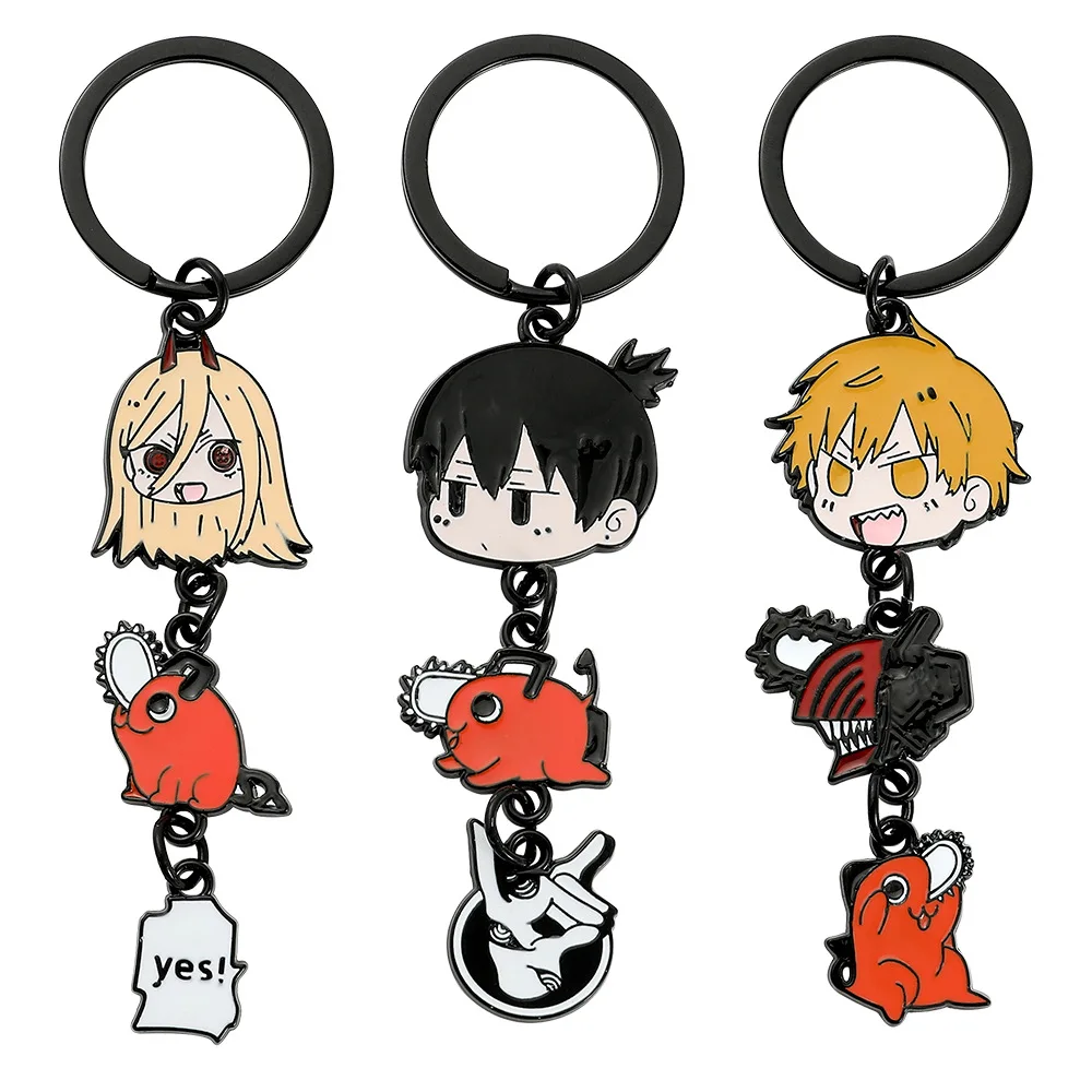 Hot-Manga-Anime-Chainsaw-Man-Keychain-Cosplay-Kawaii-Figures-Pochita ...