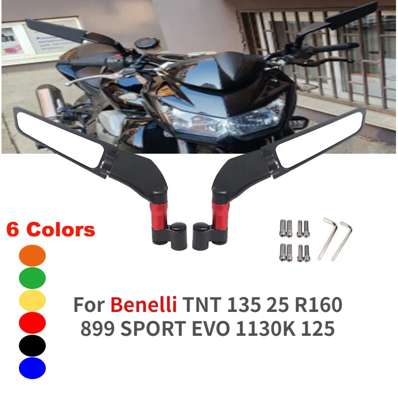 Rearview-Mirror-For-Benelli-TNT-135-25-R160-899-SPORT-EVO-1130K-125 ...
