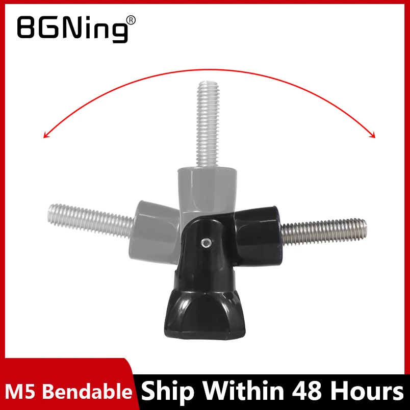 Bendable-M5-Long-Thumb-Knob-Bolt-Screw-Thumbscrew-Replacement-for-GoPro ...