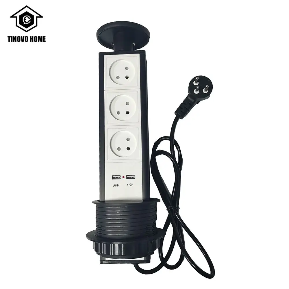 Israeli Socket / EU US AU Plug Socket Kitchen,Home Pull out Socket ...