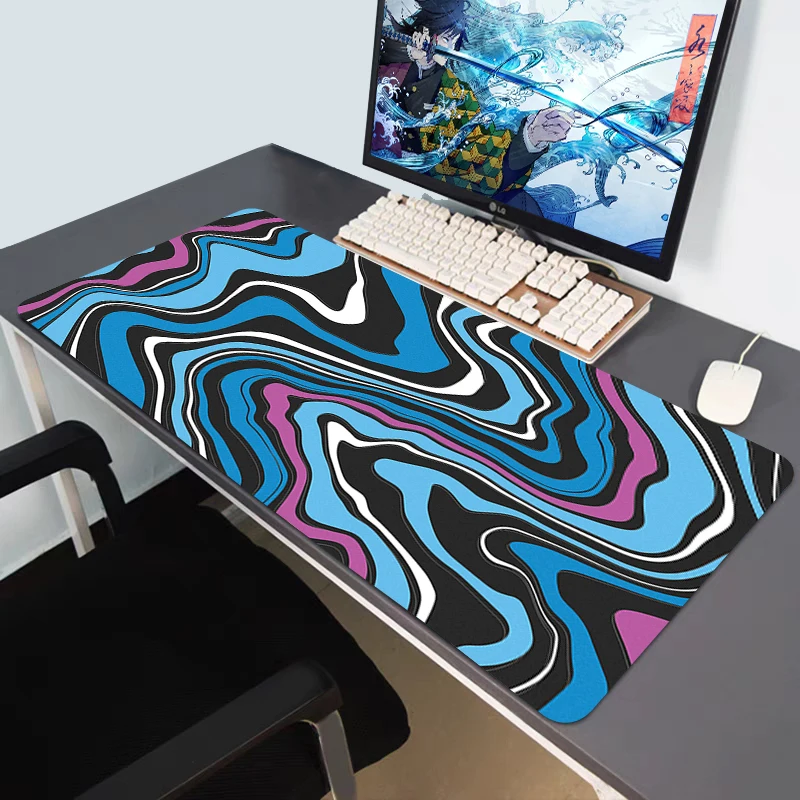 Strata líquido computador mouse pad gaming mousepad abstrato grande ...