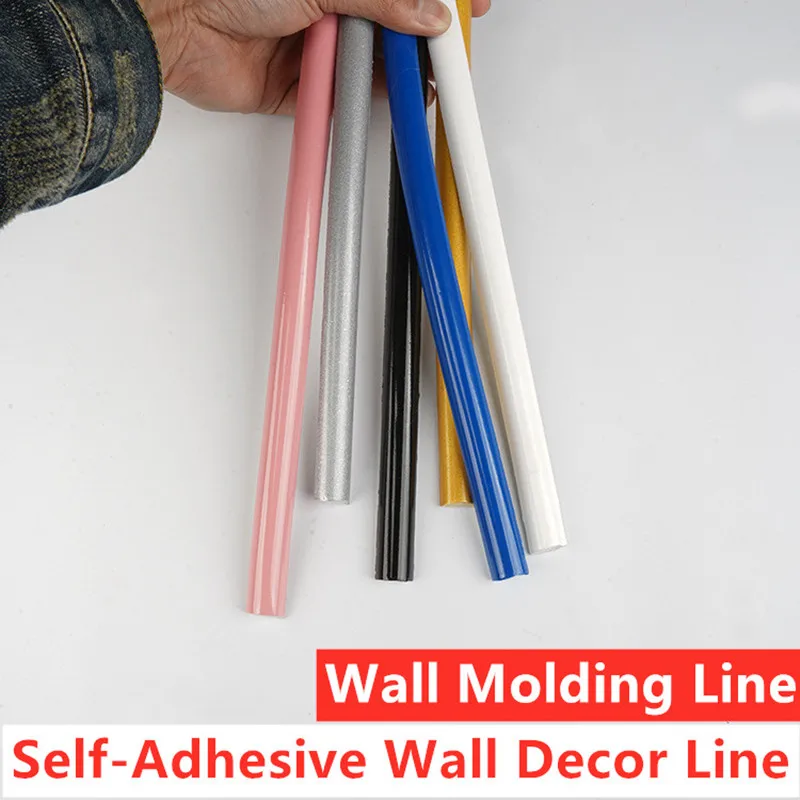 Wall-Molding-Line-PVC-Self-Adhesive-Home-Decor-Line-Frame-Skirting ...