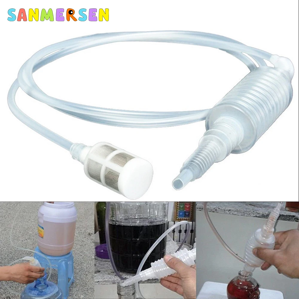 Home-Brewing-Siphon-Hose-Wine-Red-Wine-Making-Tool-Food-Grade-Plastic ...