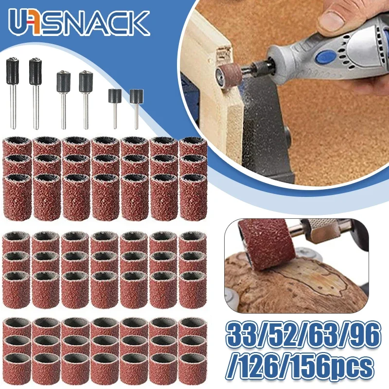 Sanding-Drums-Kit-Sanding-Band-1-2-1-4-3-8Inch-Sand-Mandrels-80-Grit ...