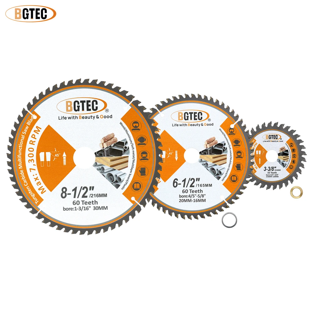 BGTEC-Lame-de-Scie-Circulaire-TCT-Multi-Mat-riaux-Coupe-Fine-Dia85-165 ...