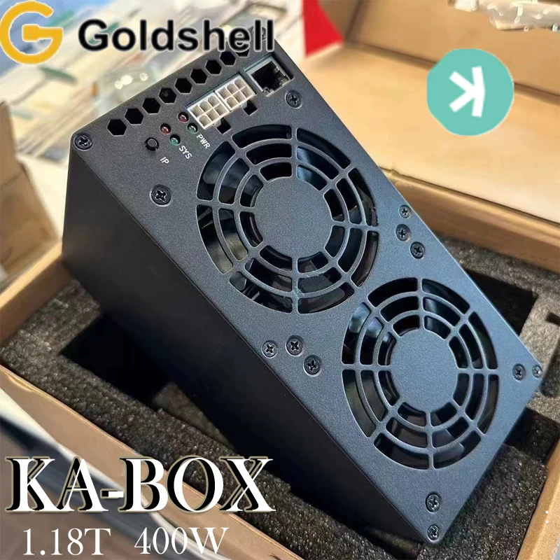 Goldshell KA BOX Pro 1.6T Kaspa Miner Power 400W 600W KA-BOX 1.18T Crypto Mining New Machine ...
