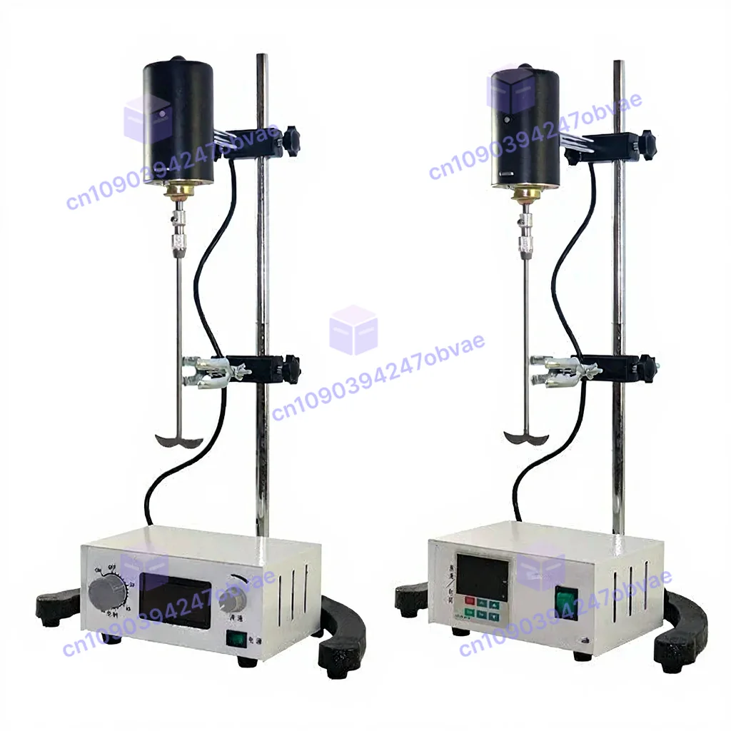 Electric Lab Stirrer 0-3000rpm Liquid Mixing Timing Adjustable Churn ...