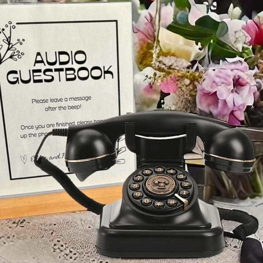 Retro-touch-tone-audio-guestbook-phone-message-recorder-vintage-phone ...