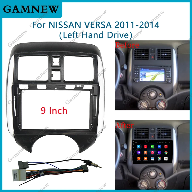 9-Inch-Car-Frame-Fascia-Adapter-Android-Radio-Audio-Dash-Fitting-Panel ...