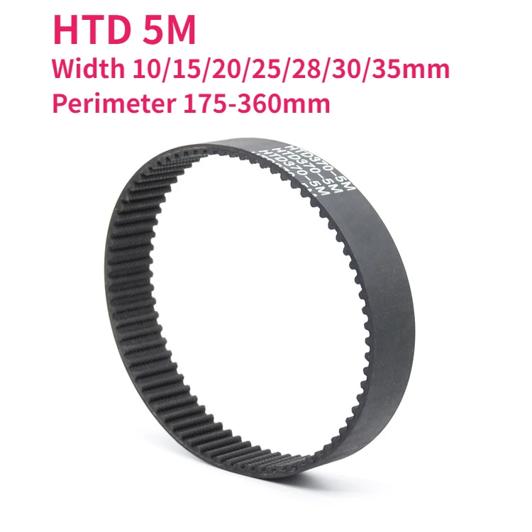 HTD-Fechado-Loop-Rubber-Synchronous-Belt-arco-dente-correia-dentada-5mm ...