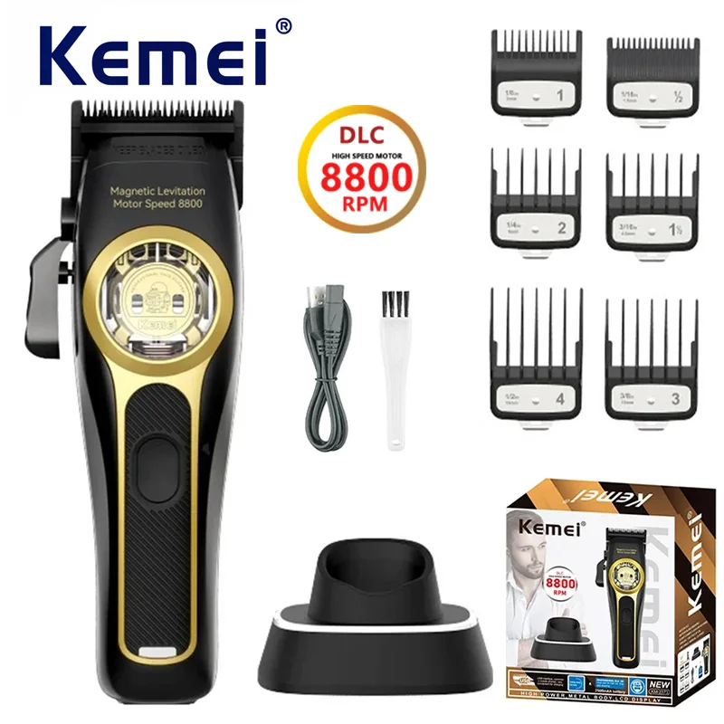 Kemei-KM-2373Hair-Clipper-Magnetic-Levitation-Motor-Hair-Clipper ...