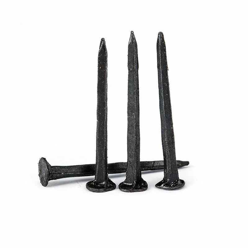 50g！Black Shoe Nails Square Small Iron Nails Woodboard Fall Leather ...