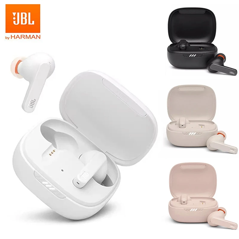 JBL LIVE PRO + TWS 무선 블루투스 헤드셋 이어폰 헤드폰, 방수 이어버드, 스테레오 통화 헤드셋, 마이크 충전 ...
