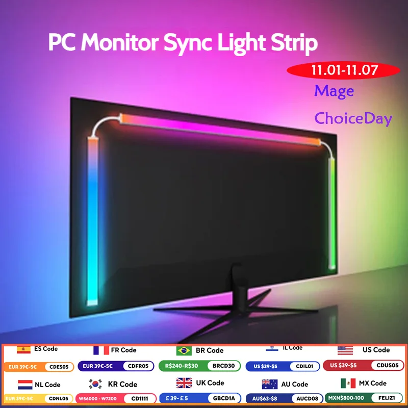 Immersion-RGB-Computer-Screen-Synchronization-Light-Strip-USB-5V-Dream ...