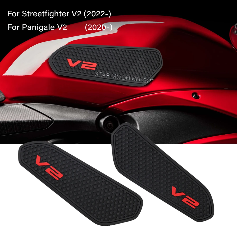 Motorcycle Tank Pads Stickers | Ducati Streetfighter V2 | Fuel Tank Pad ...