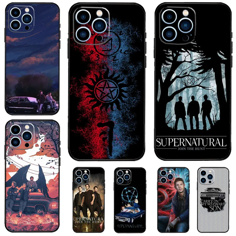 Supernatural Phone Case For iPhone 13 11 12 14 15 16 Pro Max 7 8 Plus ...