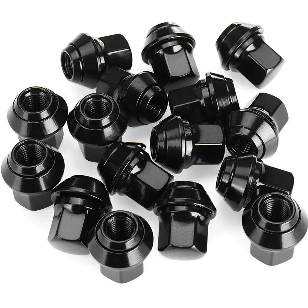 20Pc ALLOY WHEEL NUTS FOR FORD FOCUS MK1 MK2 MK3 ST M12 X 1.5 19MM BOLT ...